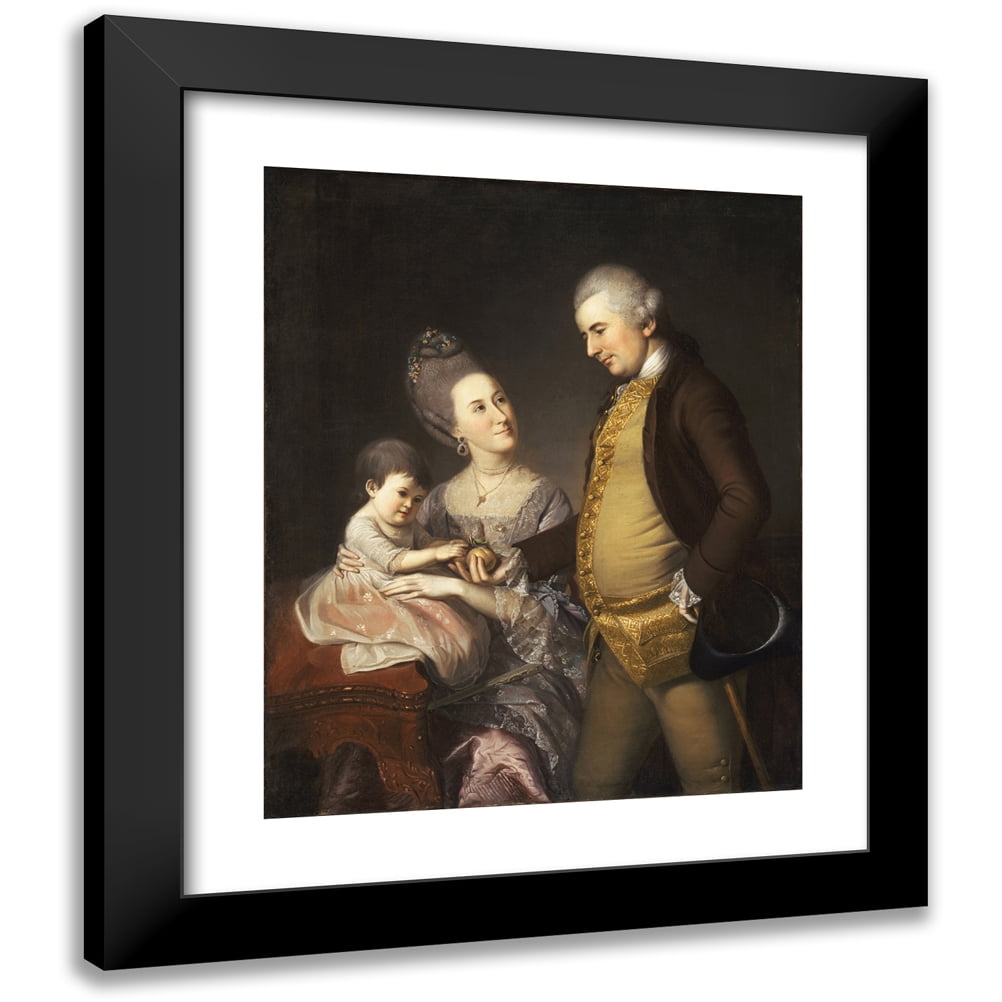 Charles Willson Peale 12x14 Black Modern Framed Museum Art Print Titled ...