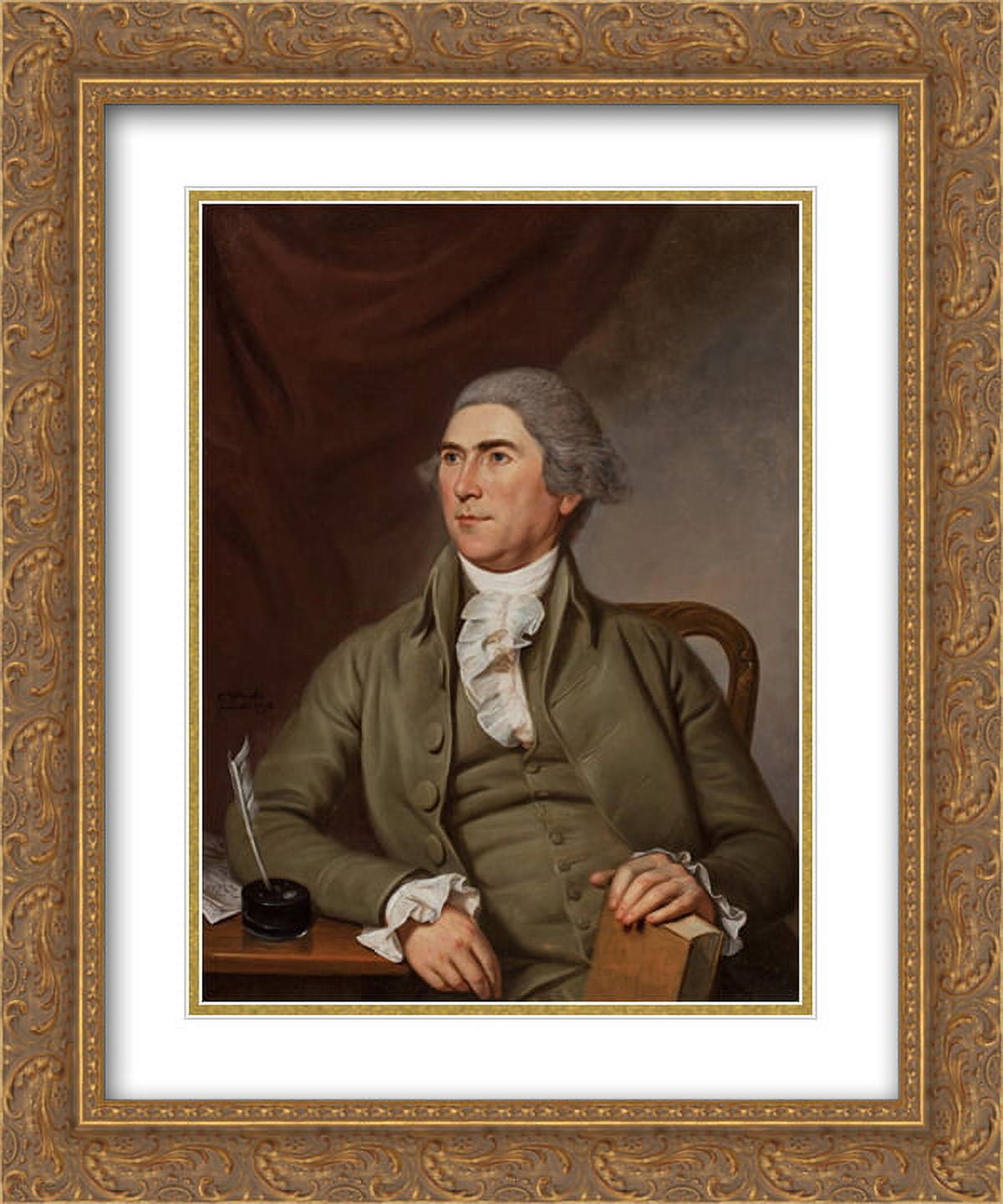 Charles Willson Peale 2x Matted 20x24 Gold Ornate Framed Art Print ...