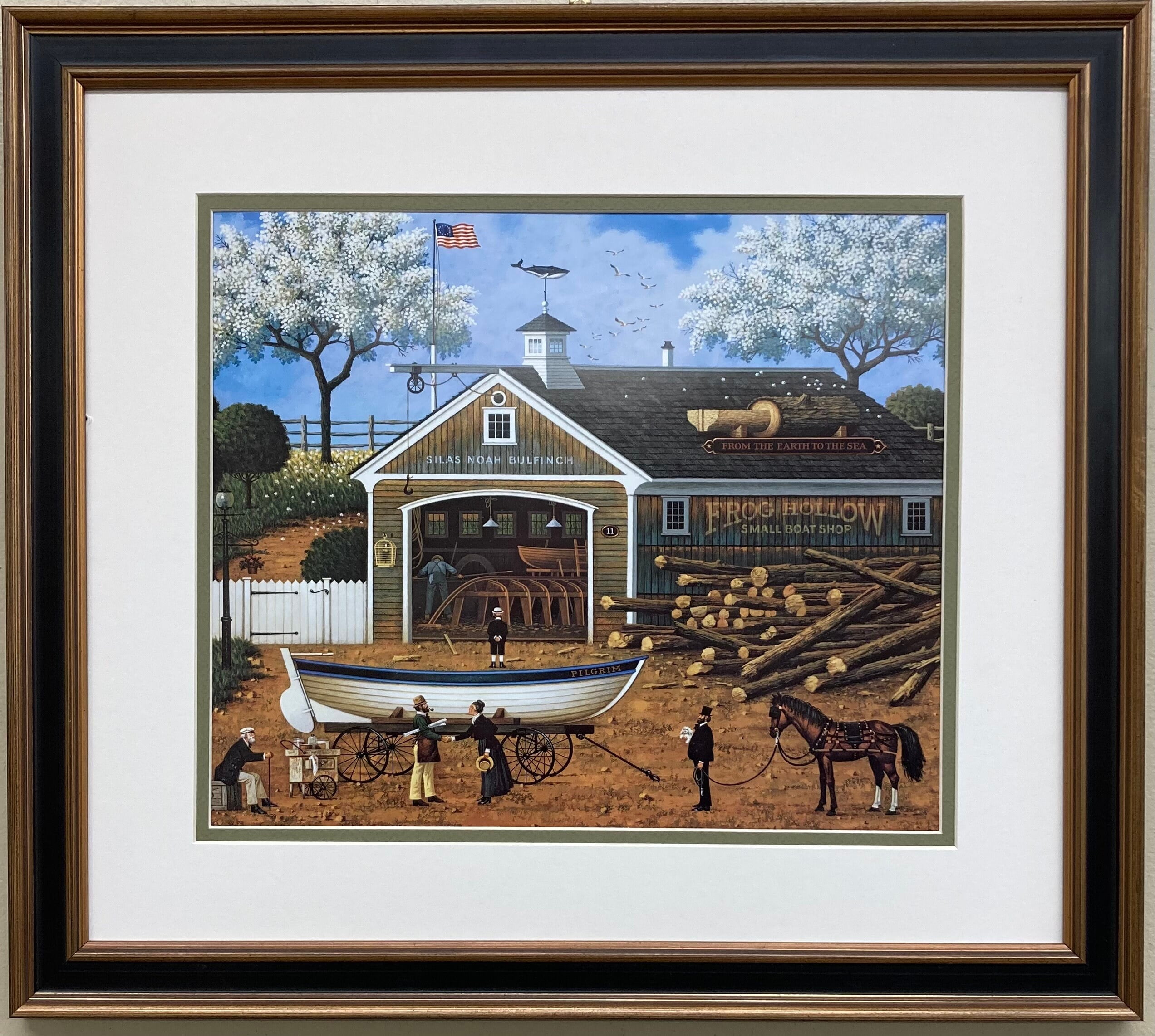 Charles Wysocki "Dahlia Dinalhaven Makes a Deal" New FRAMED Art ...