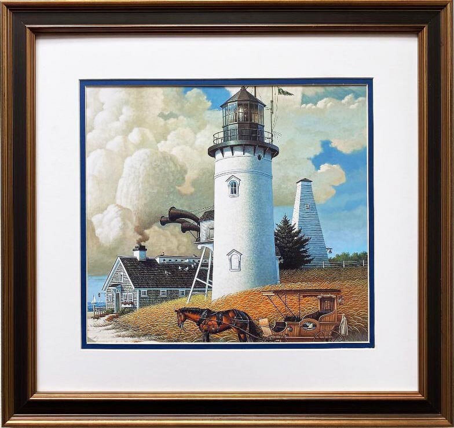 Charles Wysocki "Dream Shore" (detail) New CUSTOM FRAMED Art Generic ...
