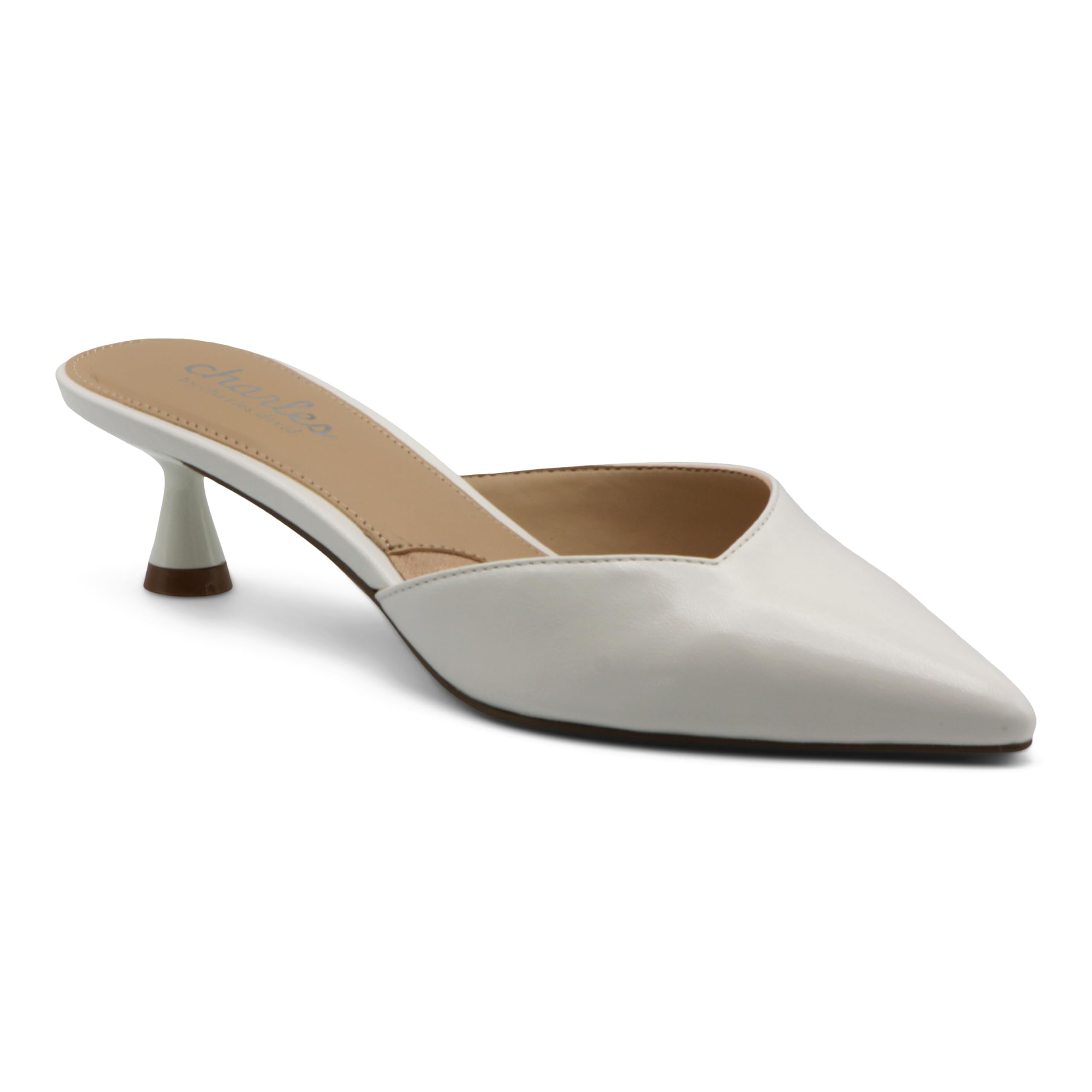 Charles by Charles David Women's Aloe Mule, White, 7.5 - Walmart.com