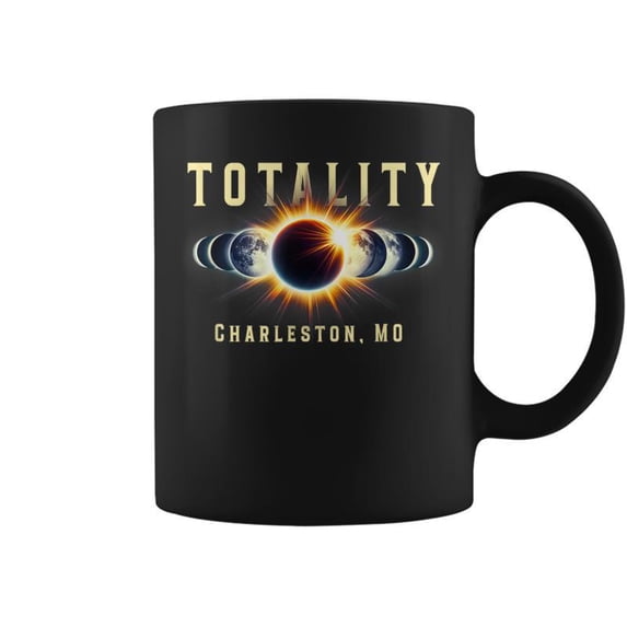 Charleston Mo 2024 Total Solar Eclipse Apr 8 Totality Coffee Mugs ...