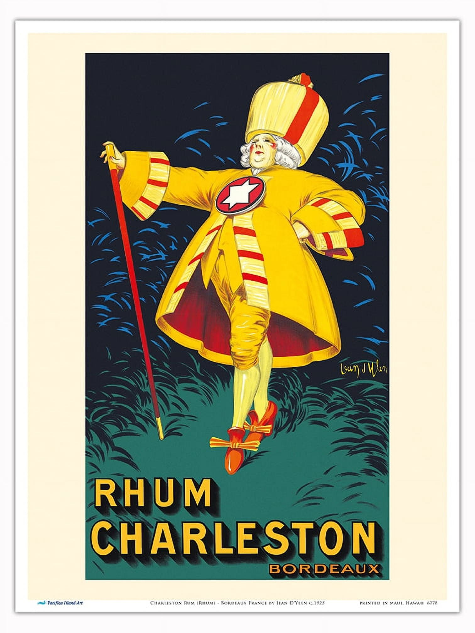 Charleston Rum (Rhum) - Bordeaux France - Vintage French Advertising ...