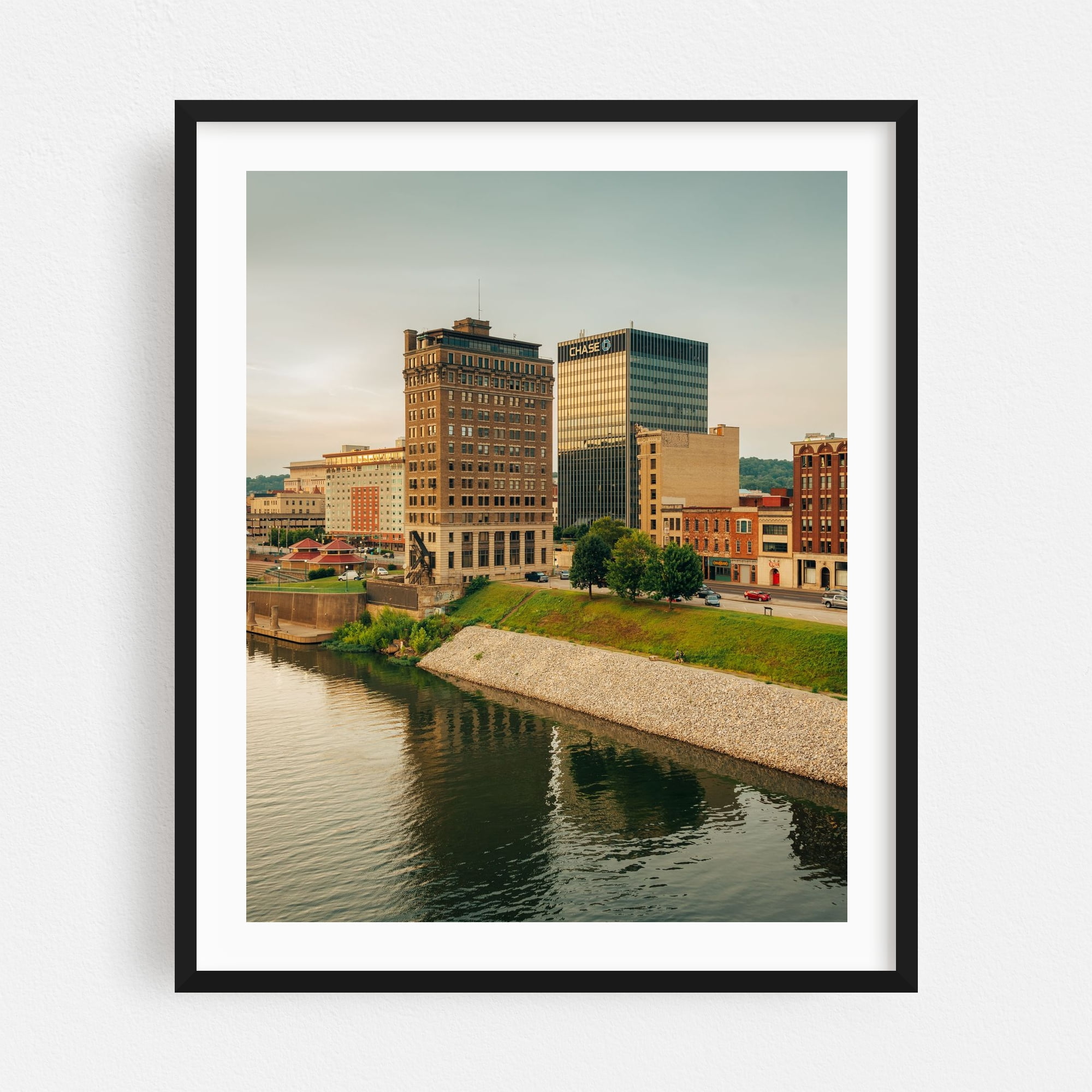 Charleston Skyline & Kanawha River 02 - Charleston West Virginia ...
