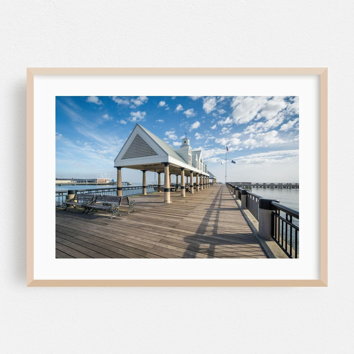 Charleston South Carolina Boardwalk Seaside Coastal Water Fine ...