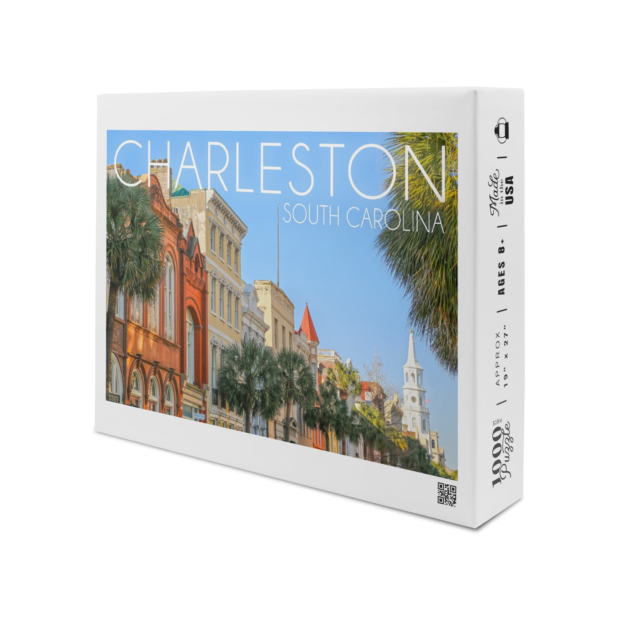 Charleston, South Carolina, Colorful Buildings (1000 Piece Puzzle, Size ...