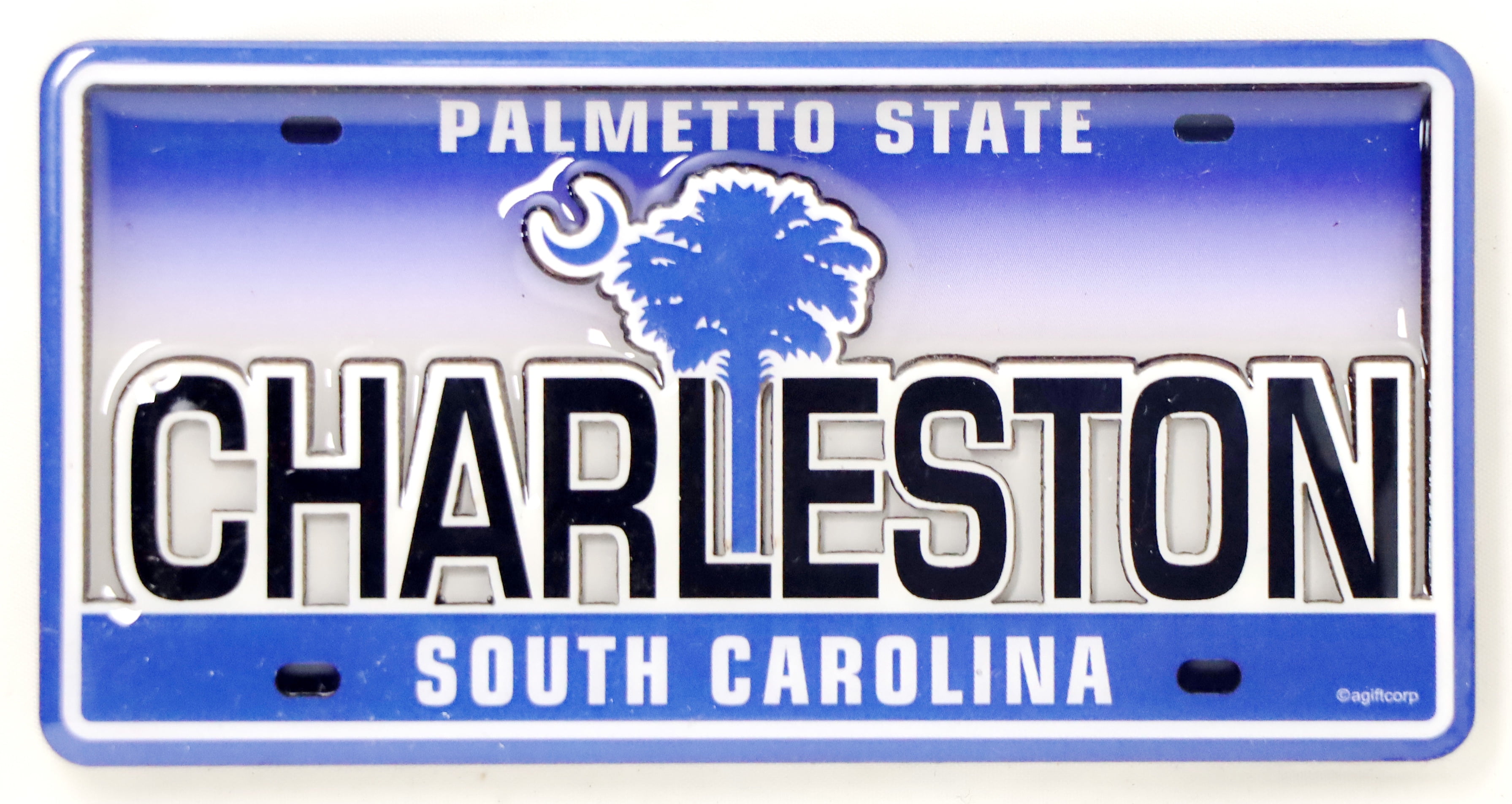 Charleston South Carolina License Plate Dual Layer MDF magnet - Walmart.com