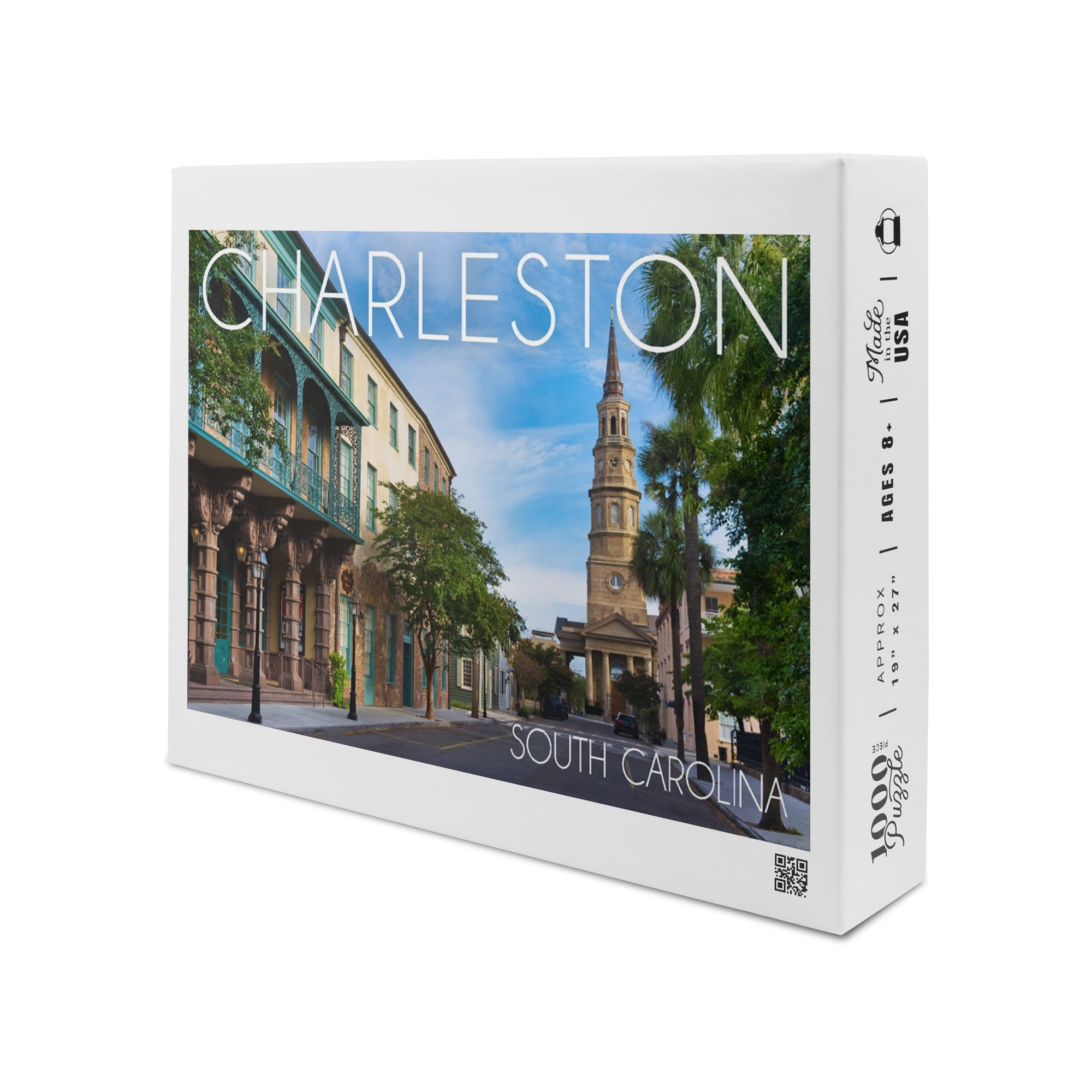 Charleston, South Carolina, Street View (1000 Piece Puzzle, Size 19x27 ...