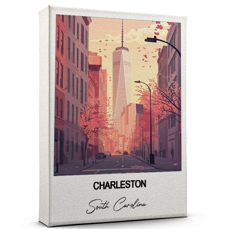 Charleston Travel Wall Canvas – Elegant and Cultural Art Print South ...