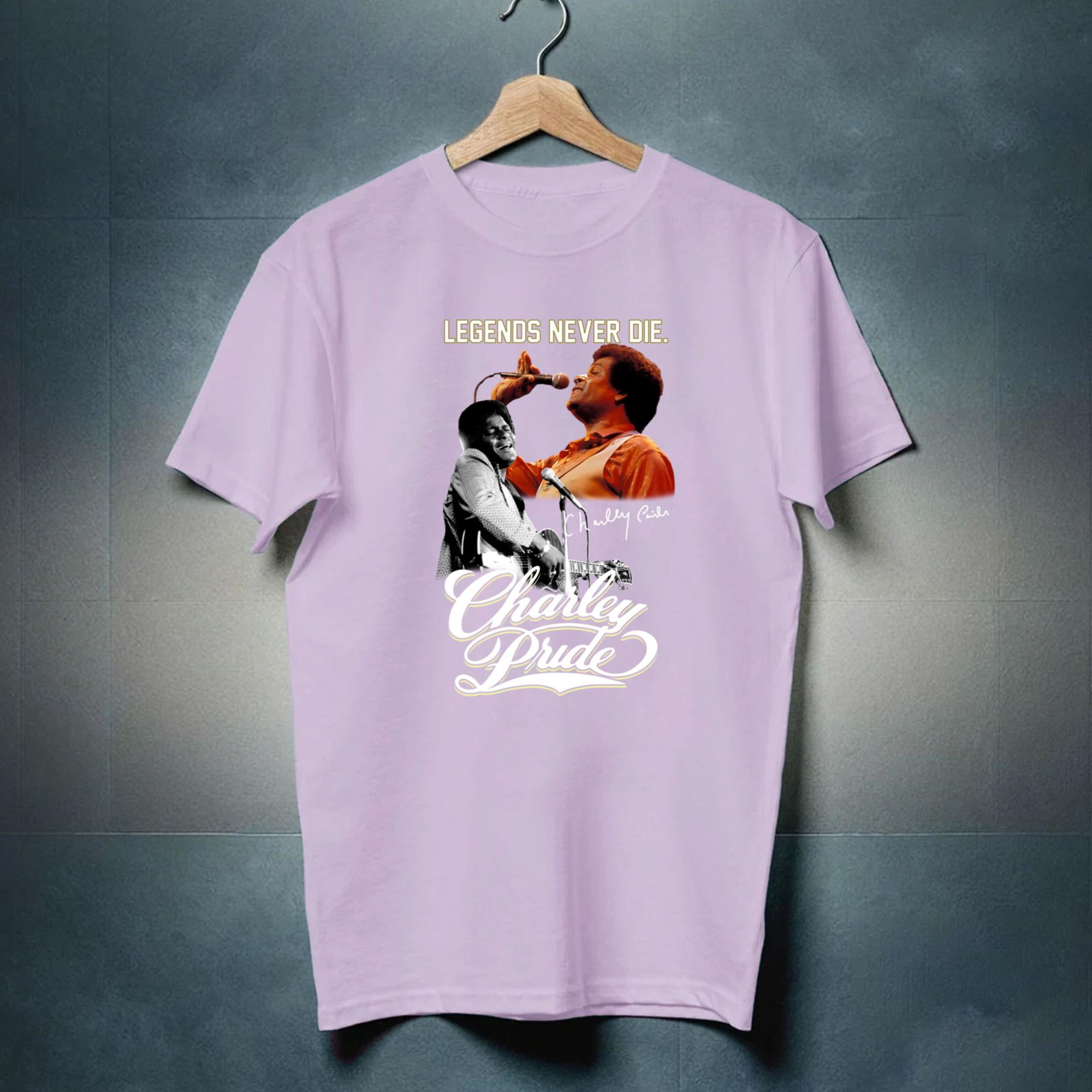 Charley Pride Legend Vintage 90s Style Full Size Black T-Shirt-TH35247 ...