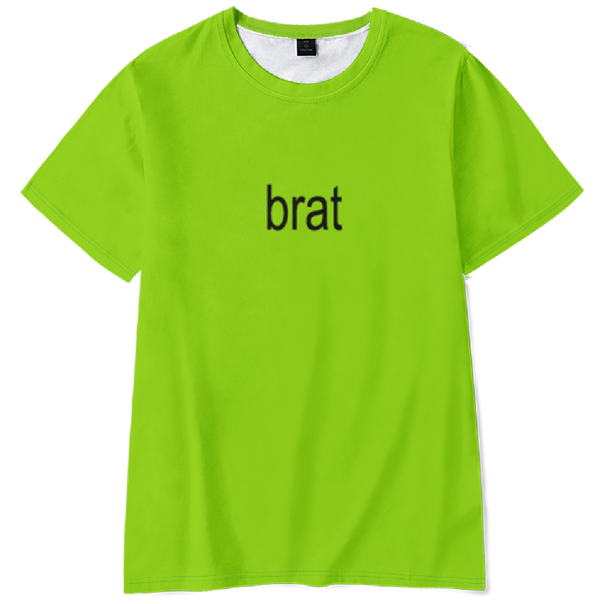 Charli XCX Merch T-Shirt Brat Album Cover T Shirt Short Sleeve For Mens ...