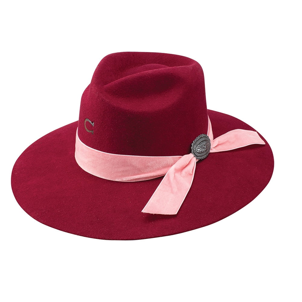 Charlie 1 Horse Hats Womens Lady Bandit 3 3/4 Brim Fashion Hat L ...