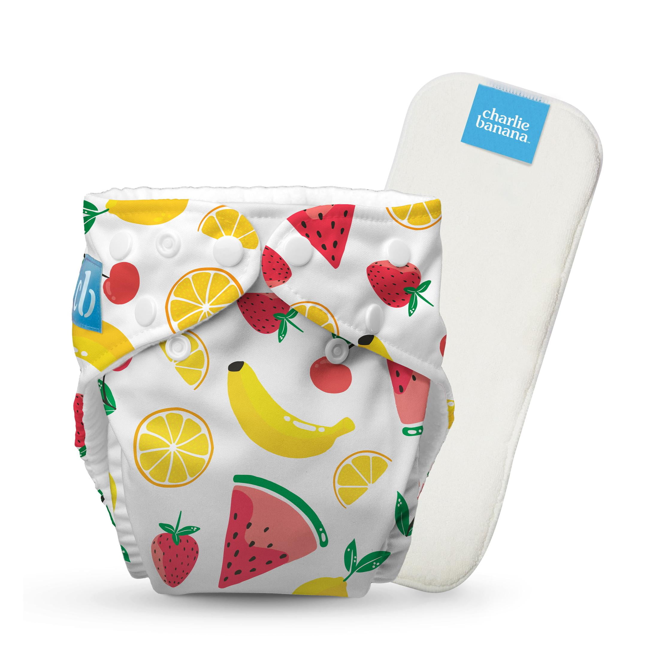 Charlie Banana Baby Washable Reusable Cloth Diapers One-Size Multi ...