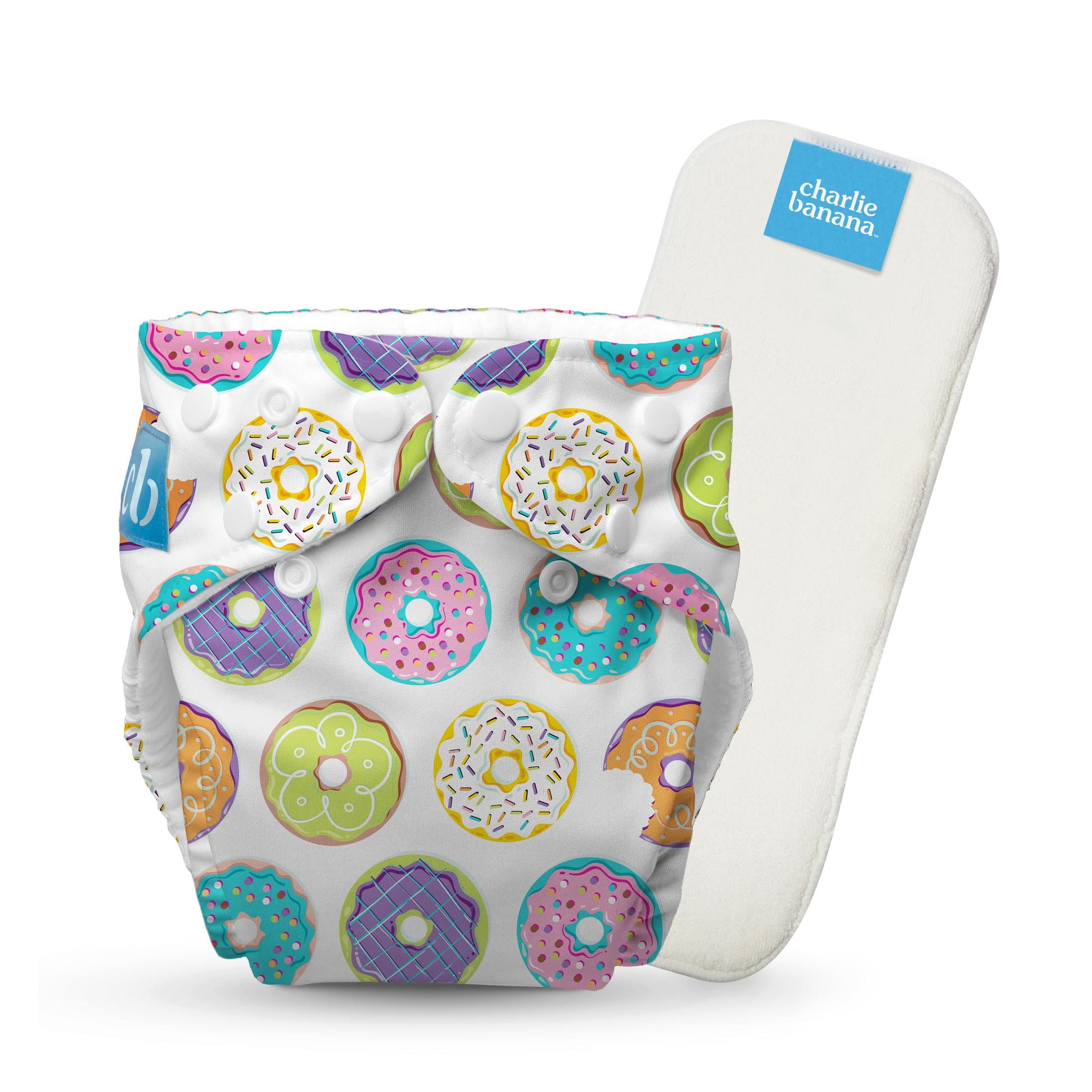 Charlie Banana Baby Washable Reusable Cloth Diapers One-Size Multicolor ...