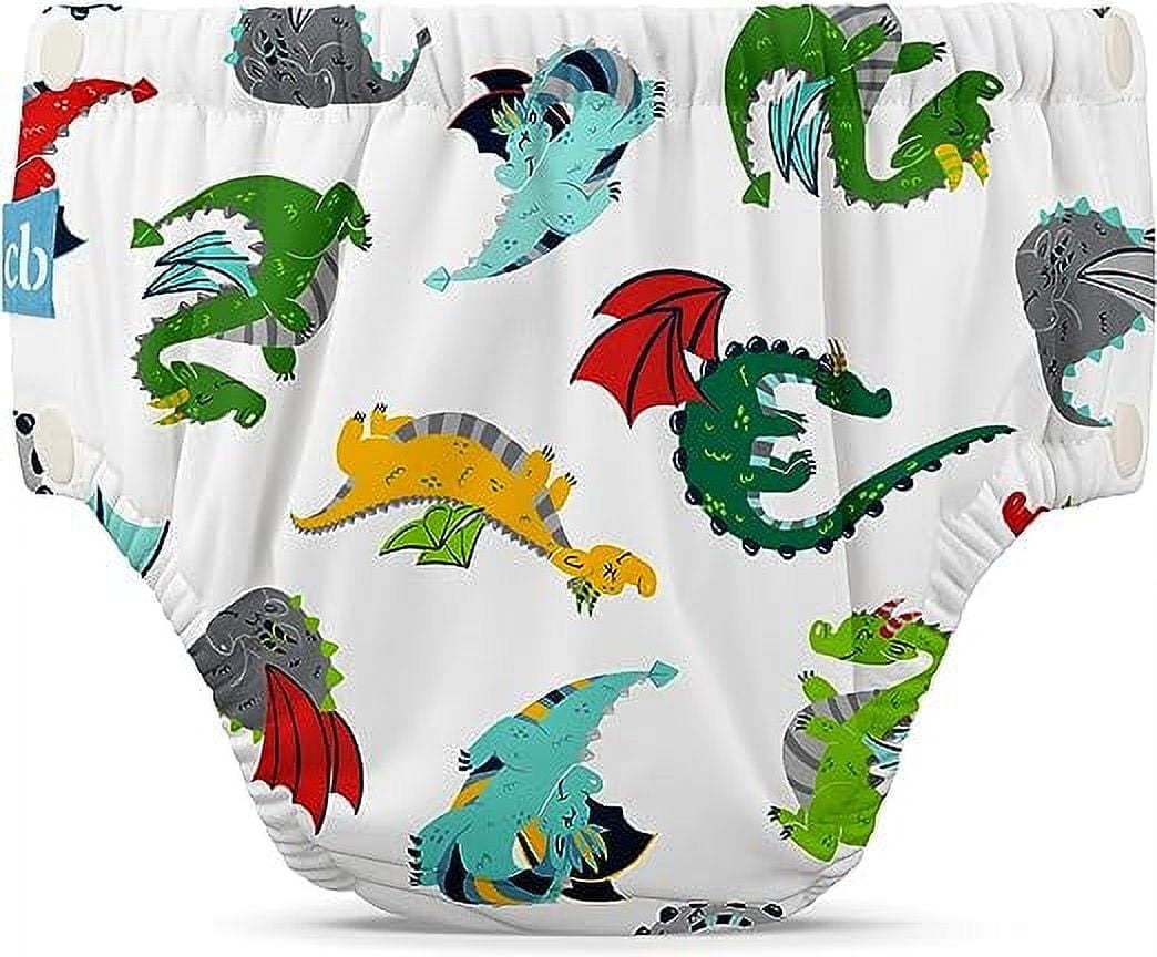 Charlie Banana Reusable Training Pants Snaps Multi-Color Mr Dragon Size ...