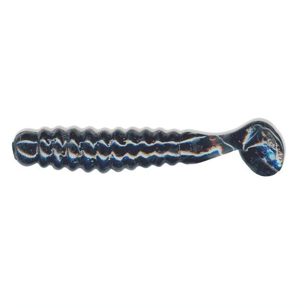 Charlie Brewers Slider CSG1 1.5 in. Crappie Slider Grub - Black ...