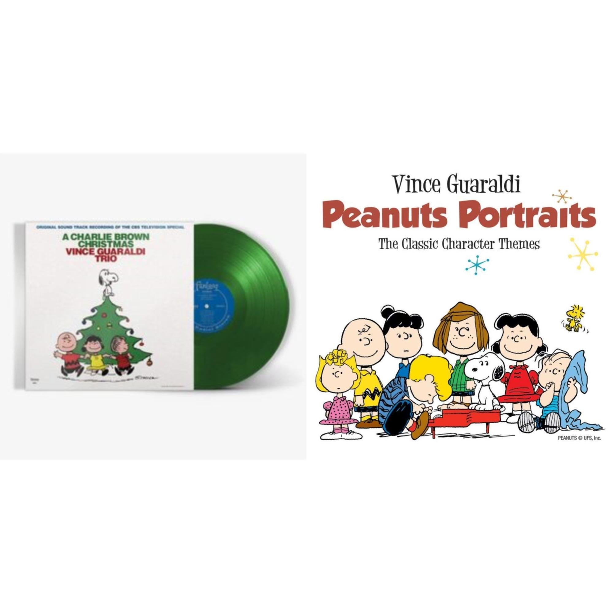 Charlie Brown Christmas (Green LP Vinyl) & Peanuts Portraits - Walmart.com