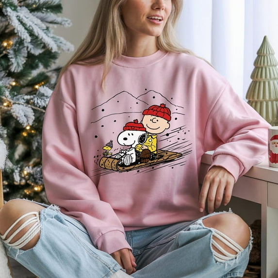 Charlie Brown & Snoopy Winter Sweatshirt Cartoon Kids Winter Sweatshirt ...