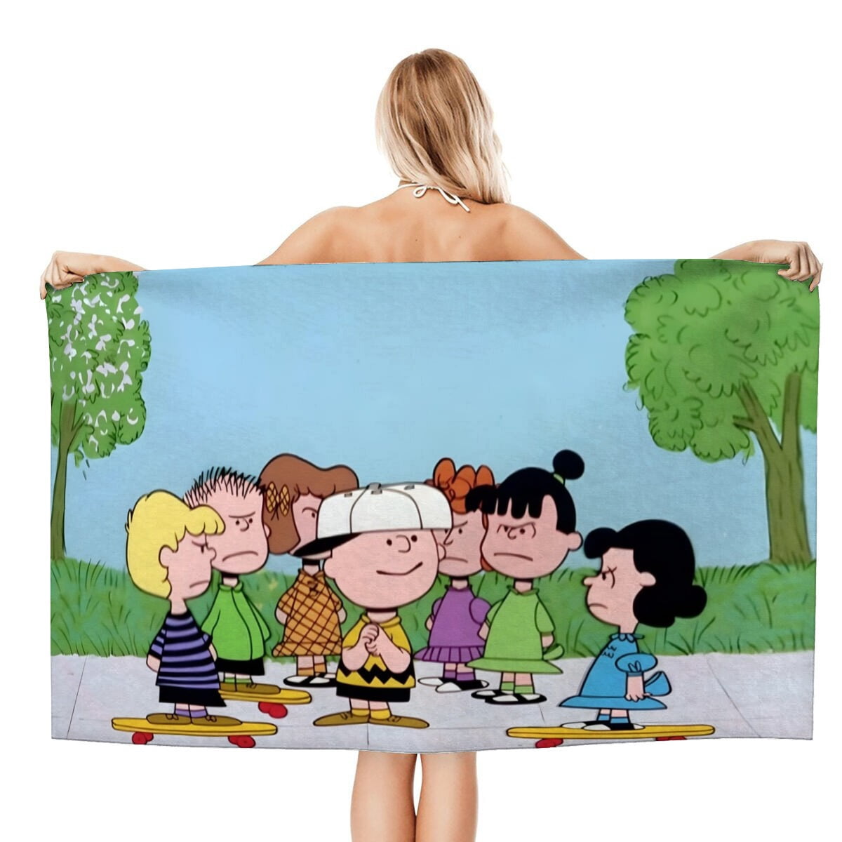 Charlie Brown's All-Stars-theme Gifts Quick-dry Beach Towel for Women ...