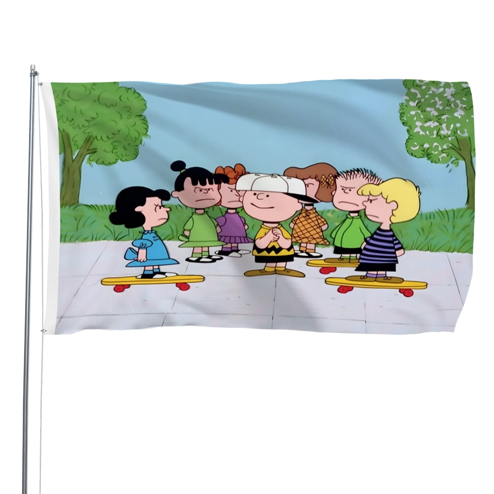 Charlie Brown's All-Stars-themed Printed Flag Perfect gift for fans ...