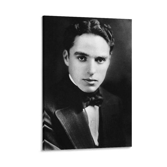Charlie Chaplin Comic Actor Filmmaker Composer Print Poster (13) Canvas ...