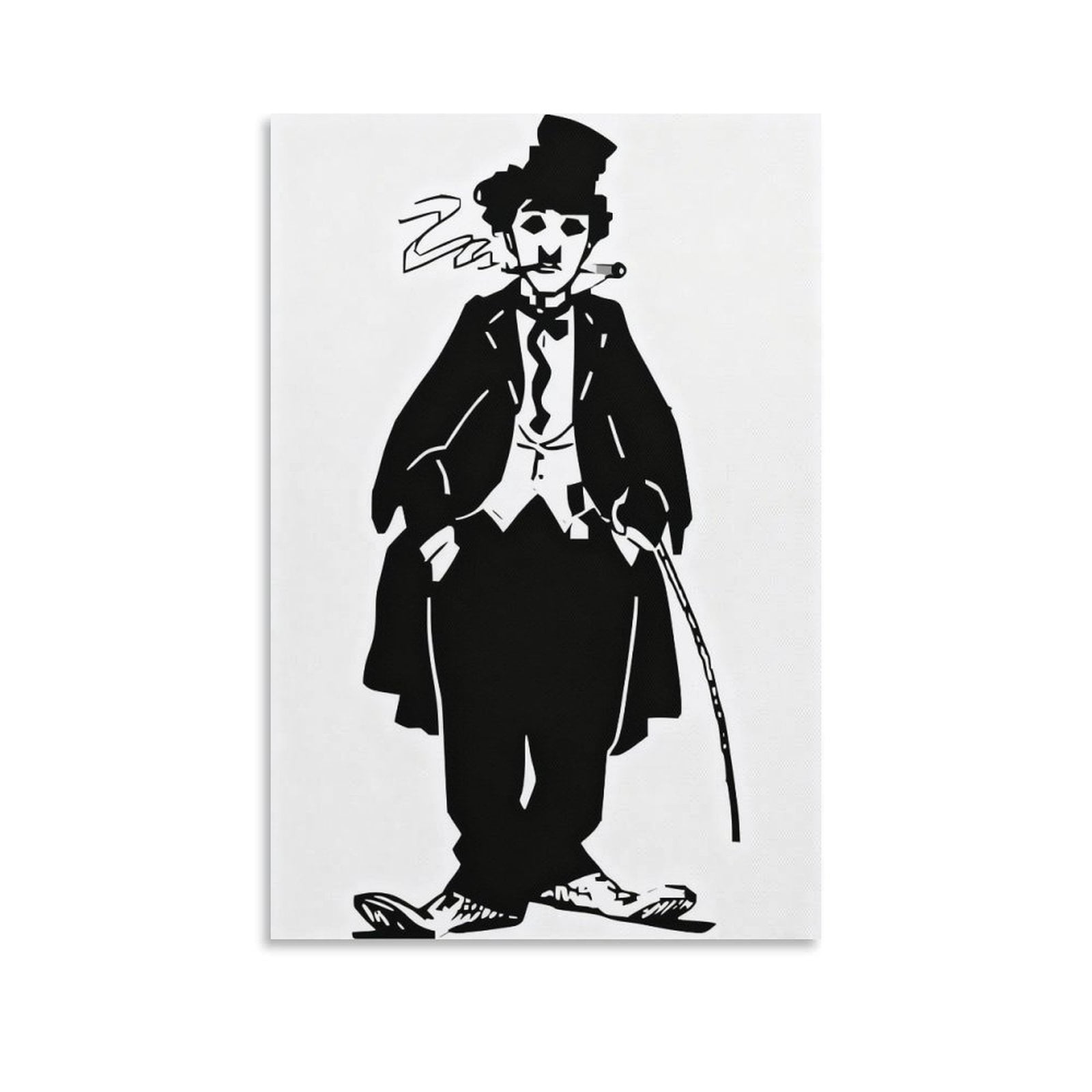 Charlie Chaplin Comic Actor Filmmaker Composer Print Poster (5) Wall ...