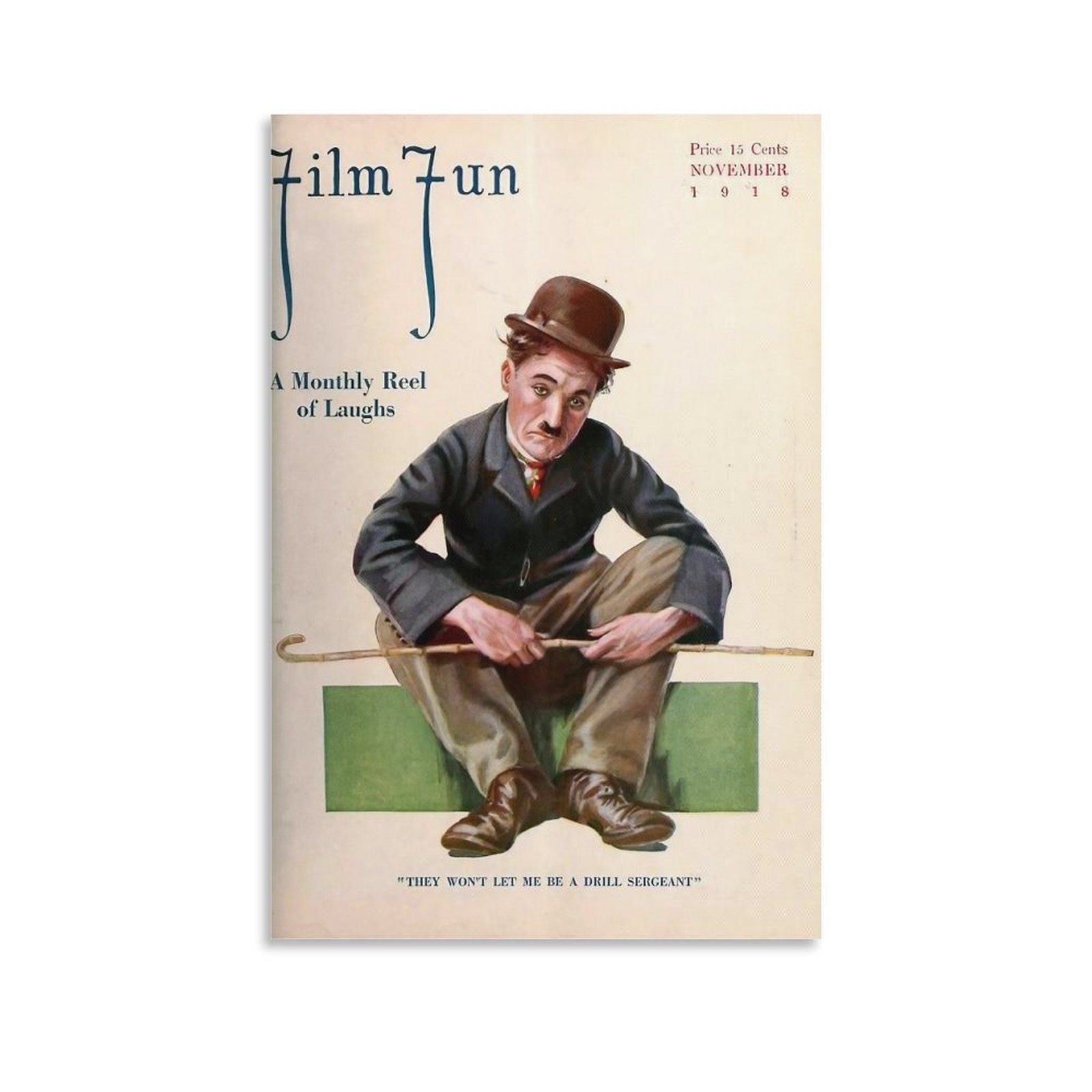 Charlie Chaplin Comic Actor Filmmaker Composer Print Poster (7) Room ...