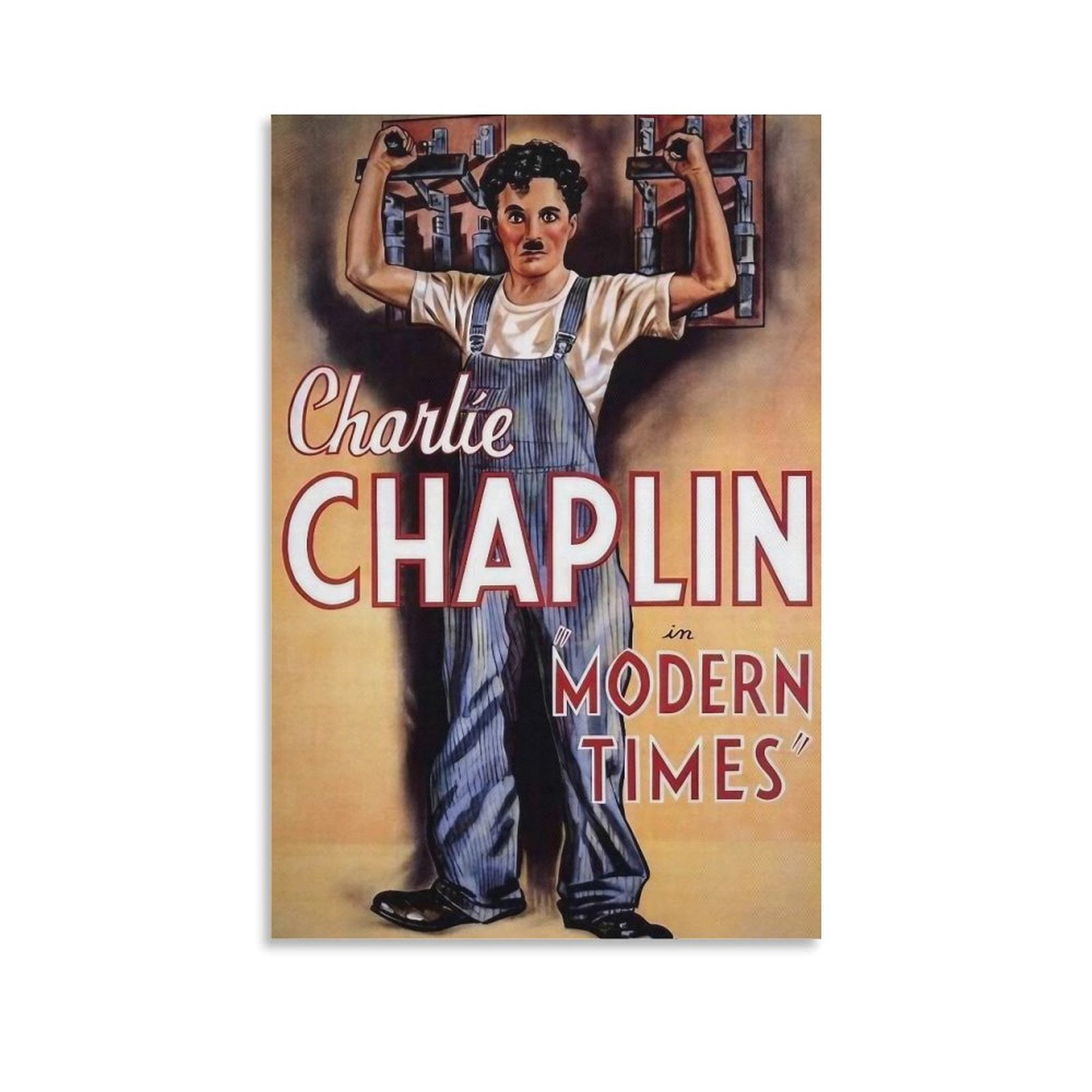 Charlie Chaplin Modern Times Poster (5) Home Decor Poster Wall Art ...