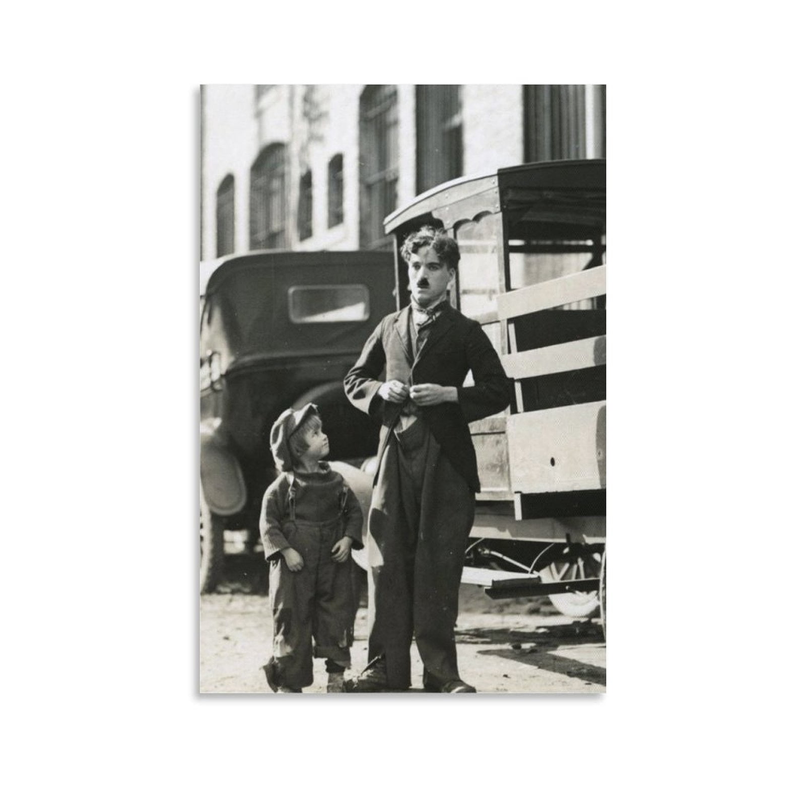 Charlie Chaplin Omedian Actor Poster Photo (13) Painting On Canvas Wall ...