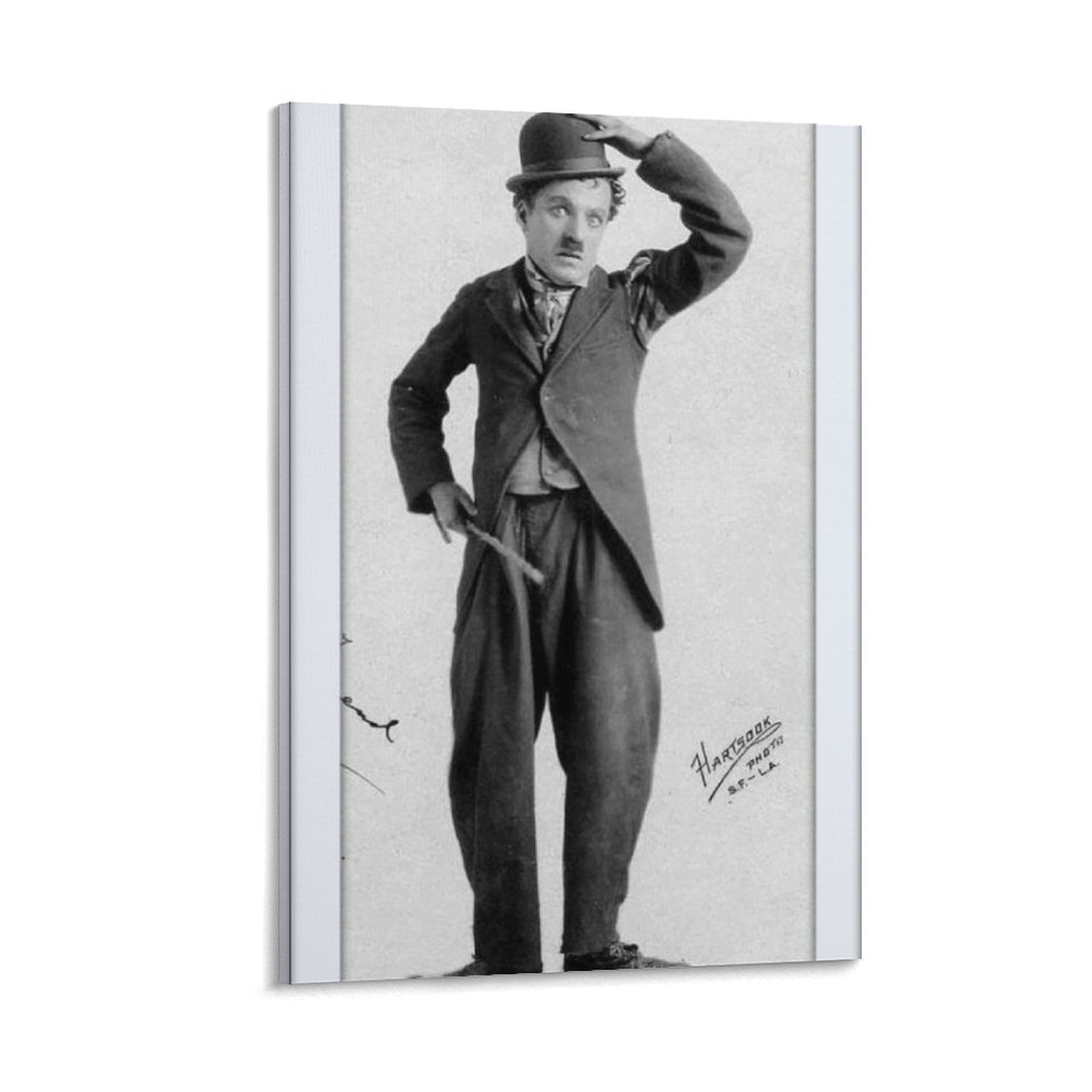 Charlie Chaplin Omedian Actor Poster Photo (35) Painting On Canvas Wall ...