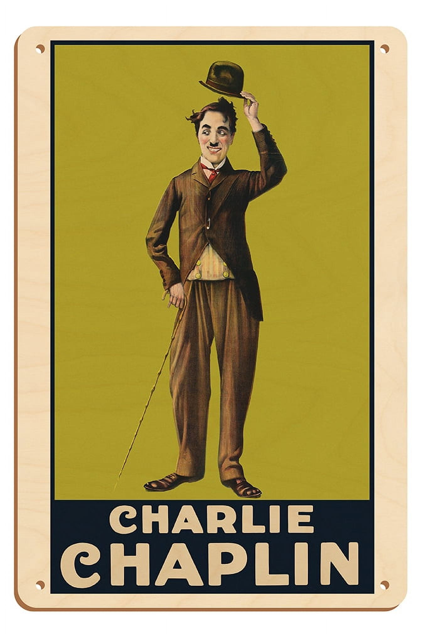 Charlie Chaplin - Vintage Film Movie Poster c.1915 - 8 x 12 inch ...