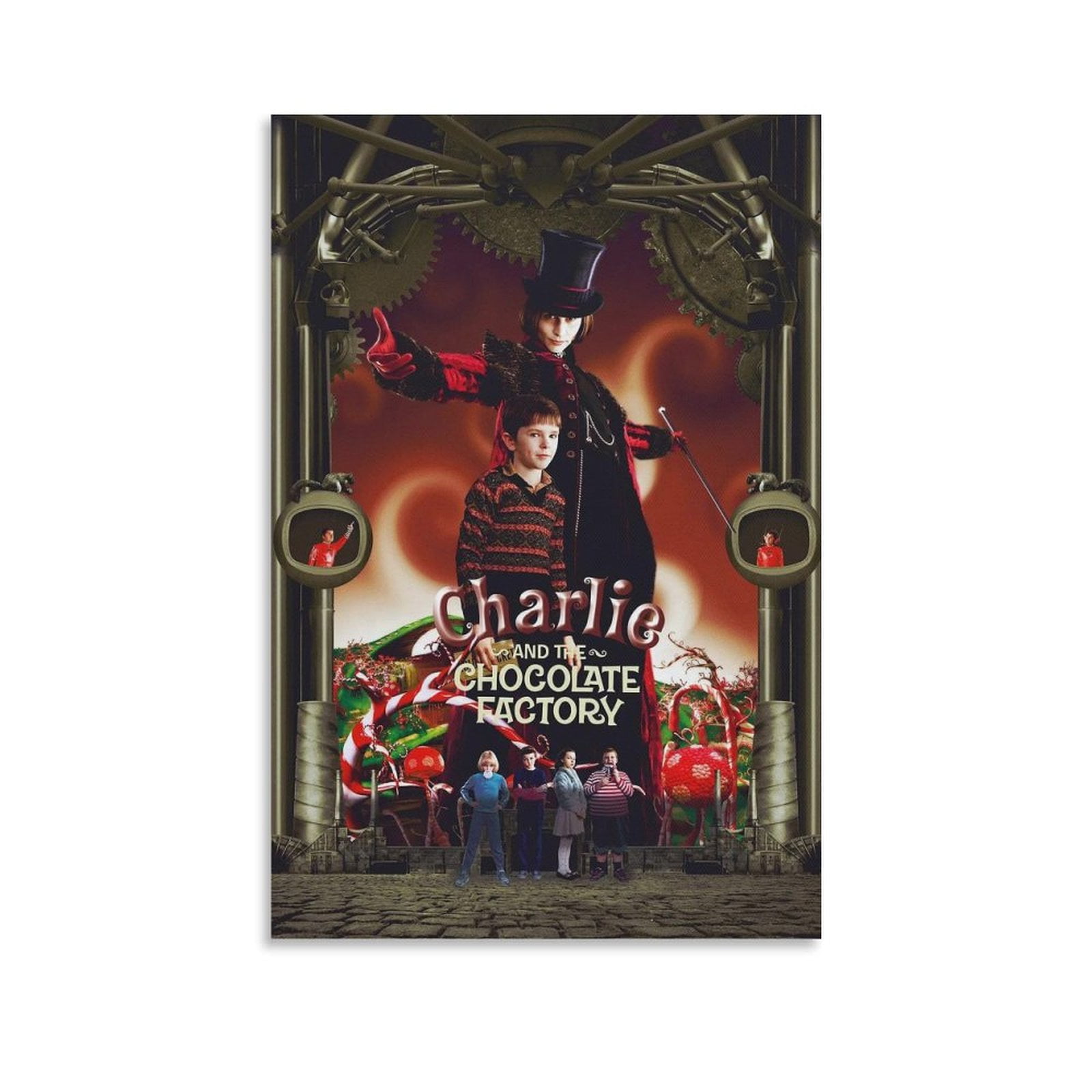 Charlie And The Chocolate Factory Movie Poster Room Aesthetic Poster ...