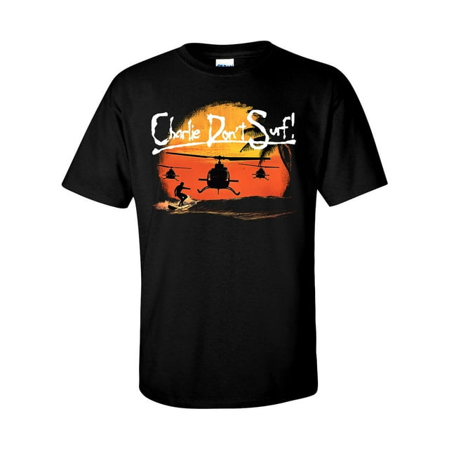 Charlie Don't Surf T-Shirt, Col Kilgore Apocalypse Now Shirt - Walmart.com