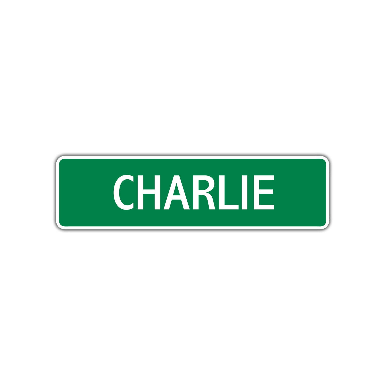 Charlie Girls Children Name Letter Printed Label Indoor Outdoor Unique ...
