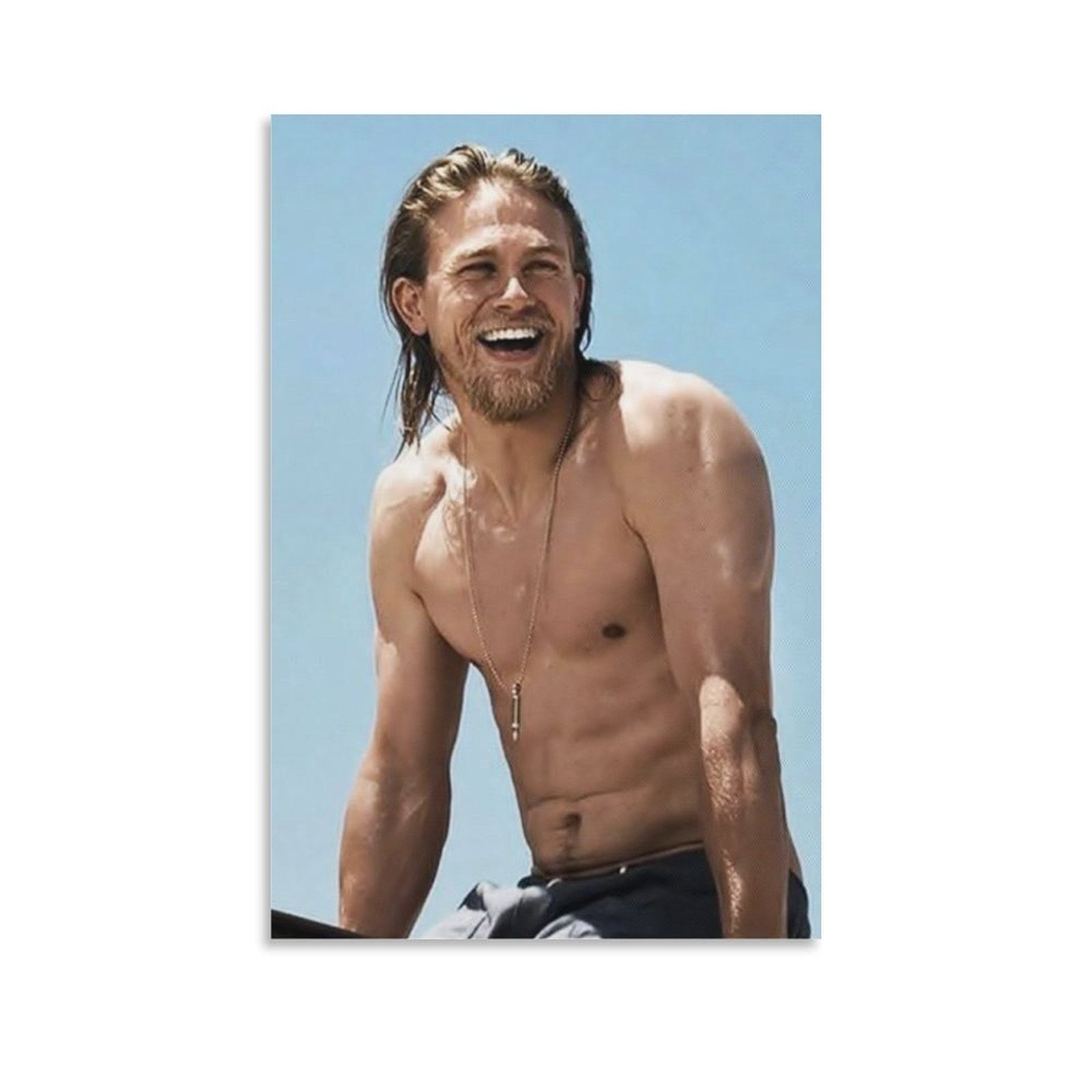 Charlie Hunnam Actor Poster Photo (6) Painting On Canvas Wall Art ...