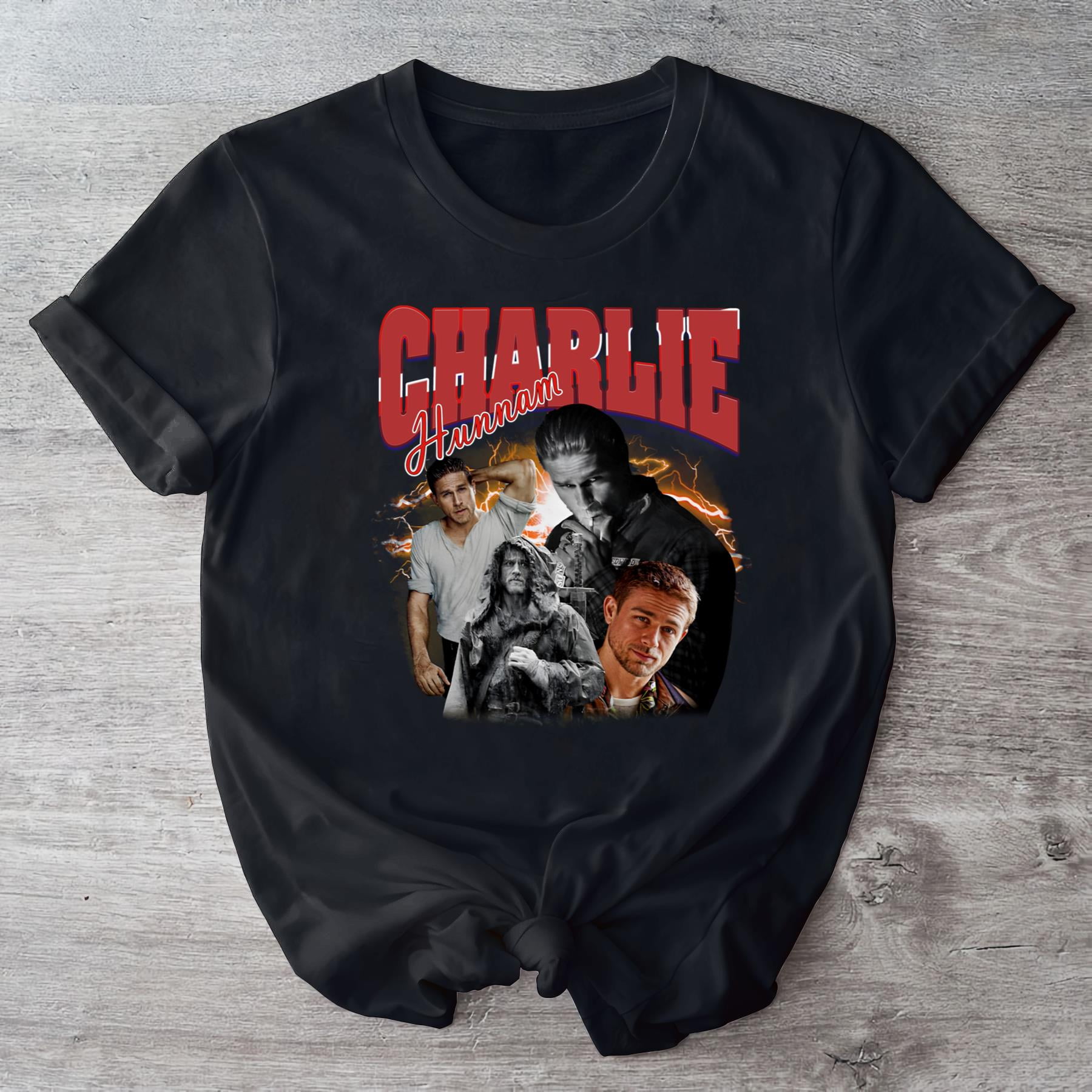 Charlie Hunnam Vintage Unisex Shirt, Vintage Charlie Hunnam TShirt Gift ...