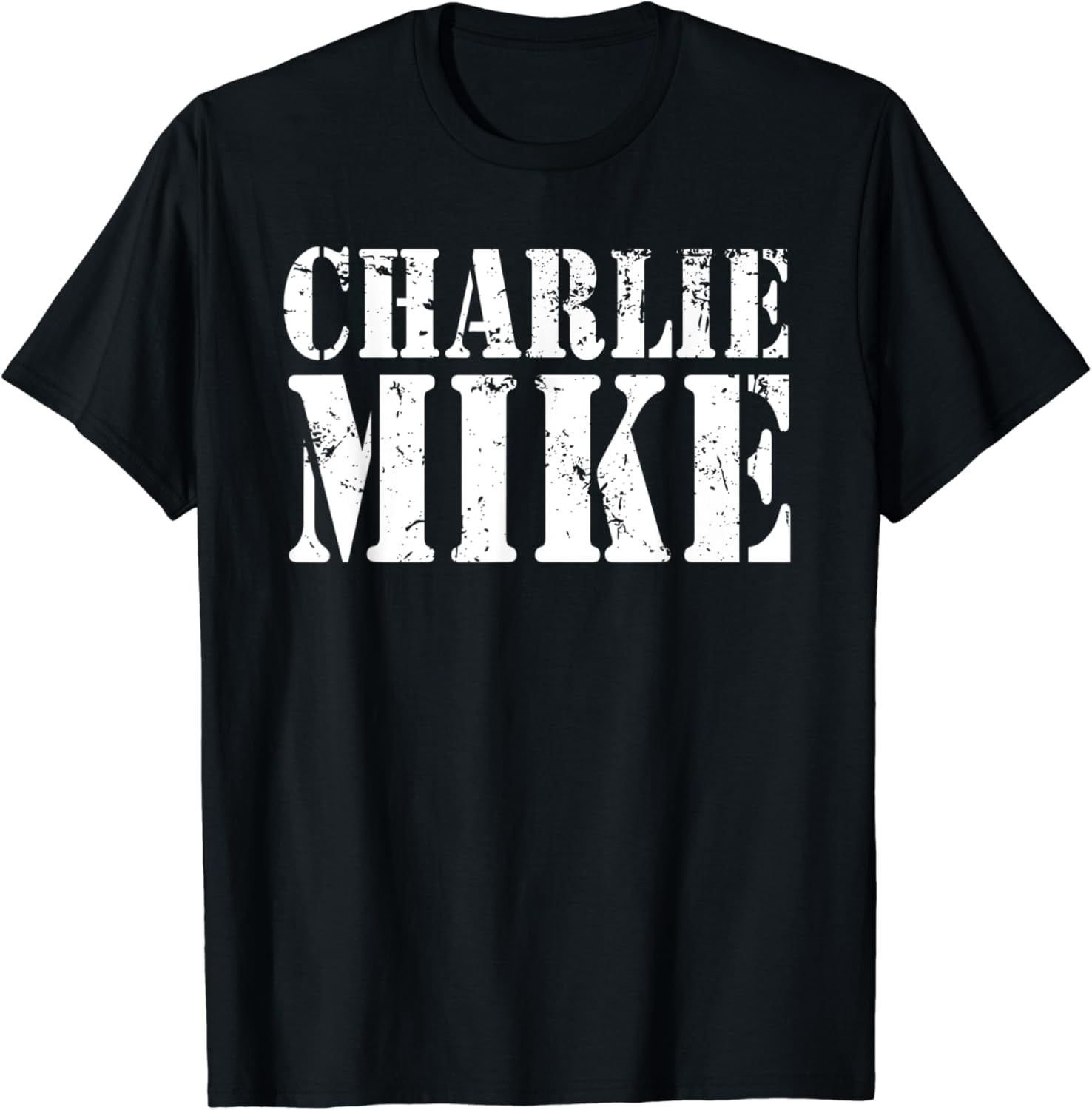 Charlie Mike Continue Mission Military Slang Phonetic Humor T-Shirt ...