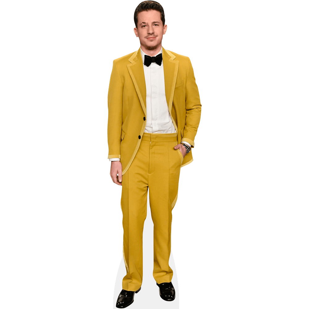 Charlie Puth (Yellow Suit) Lifesize Cardboard Cutout Standee - Walmart.com