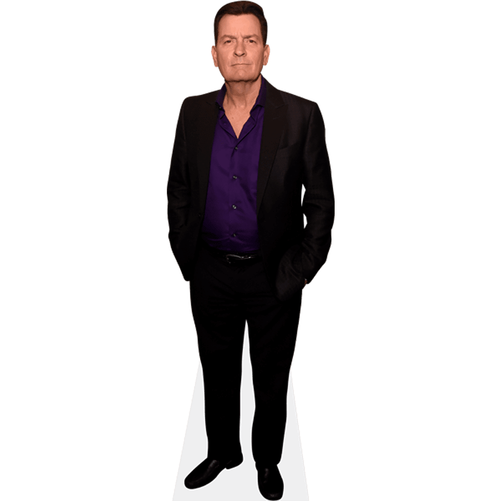 Charlie Sheen (Suit) Mini Cardboard Cutout Standee - Walmart.com