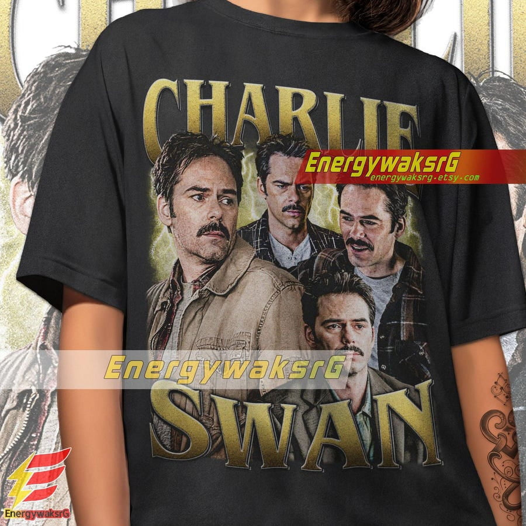 Charlie Swan Vintage 90's shirt, Billy Burke Fan Made Tee, Team Charlie Tee, Charlie Swan Fan ...