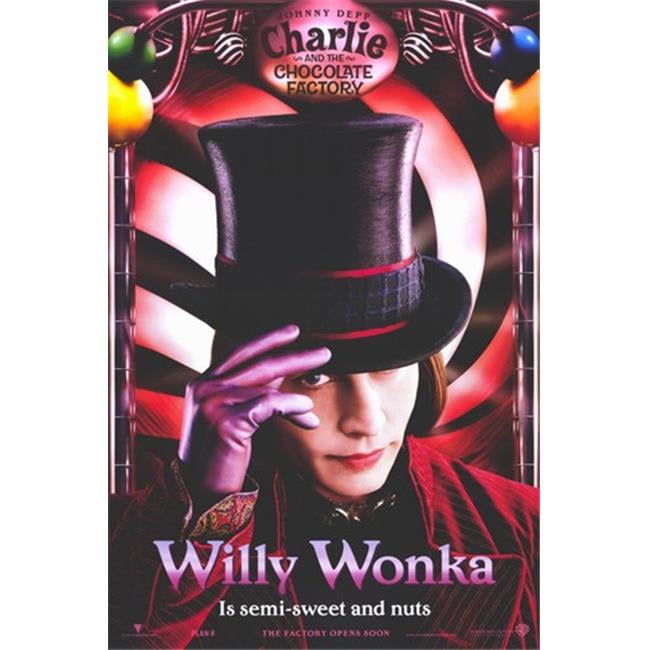Charlie & The Chocolate Factory Movie Poster - 11 x 17 - Walmart.com