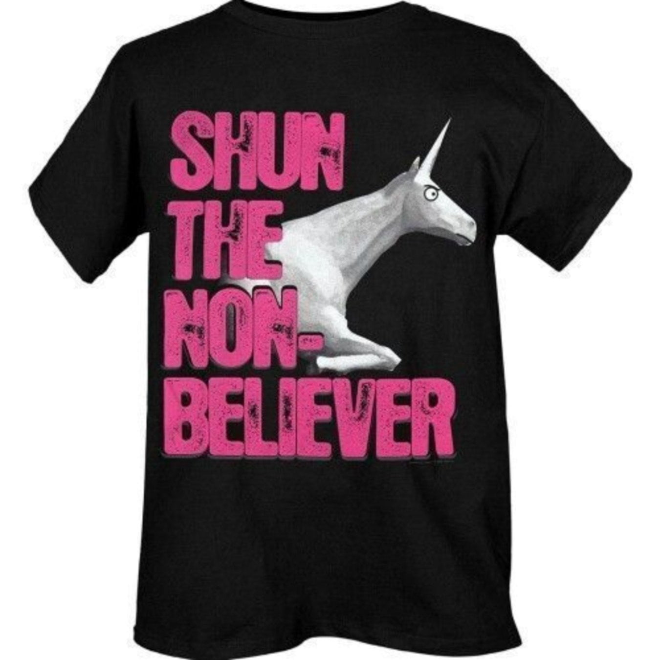 Charlie The Unicorn T-Shirt Shun The Non Believer Ring Ring Hello, S ...