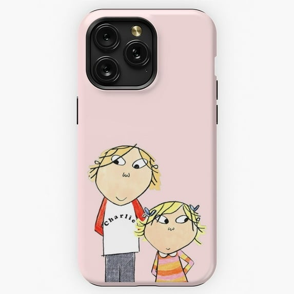 Charlie and Lola Cute Cartoon Art iPhone Case 17 11 12 13 14 15 16 Pro ...