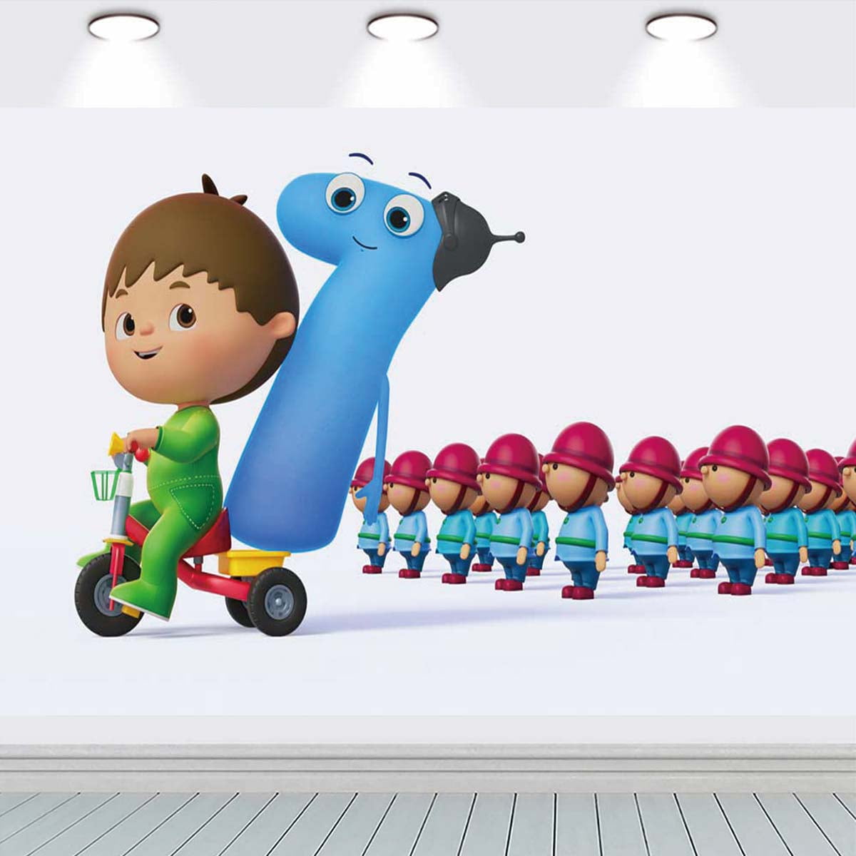 Charlie and the Numbers school Backdrop Background Banner Birthday ...