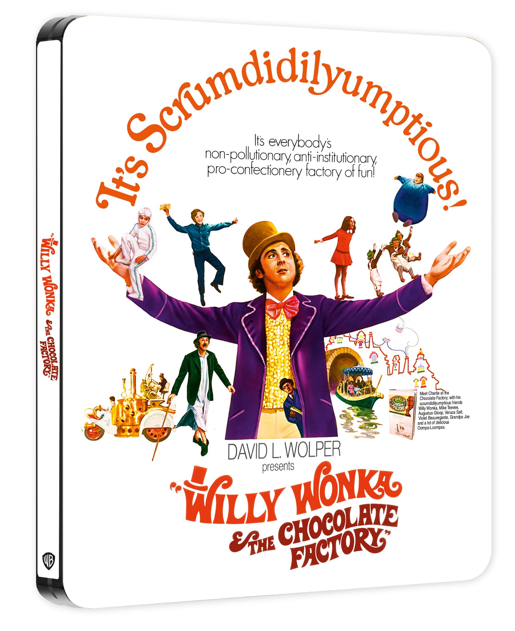 Charlie et la chocolaterie 4k ultra hd (4K Ultra HD) Gene Wilder Jack ...