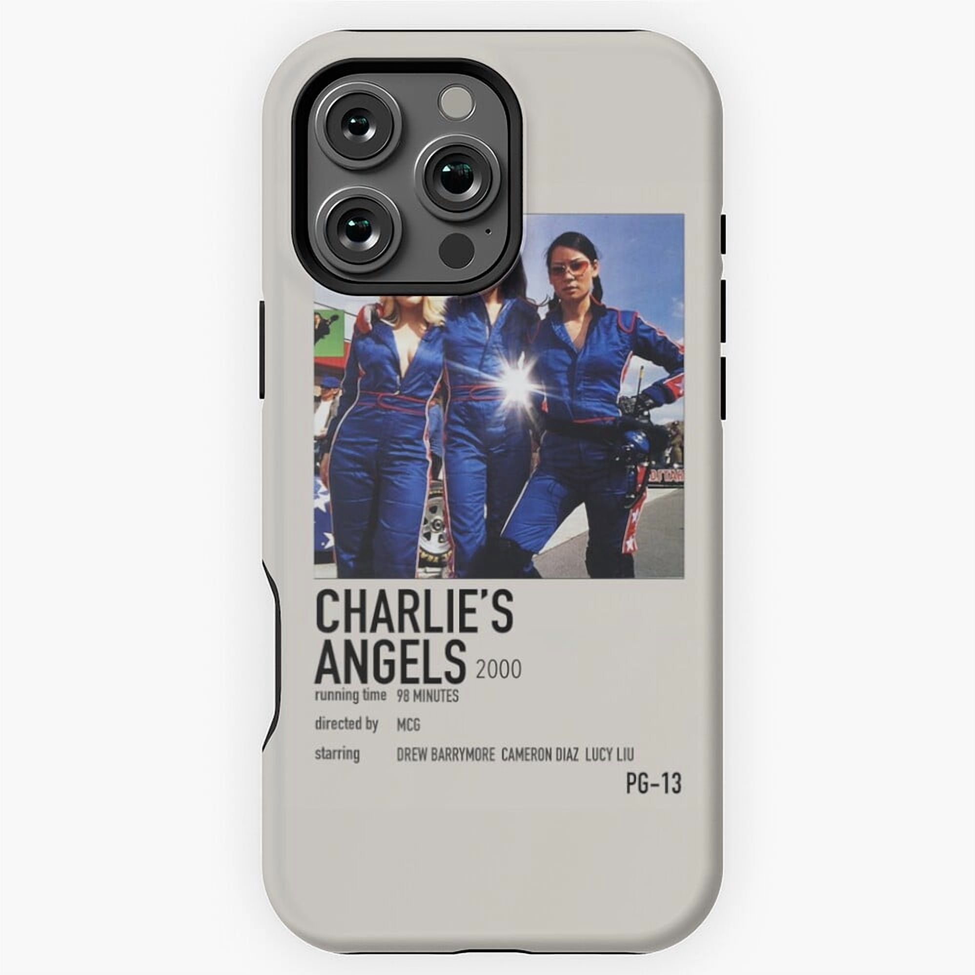 Charlie's Angels Movie Art Print Retro Phone Case for iPhone 16 15 14 ...