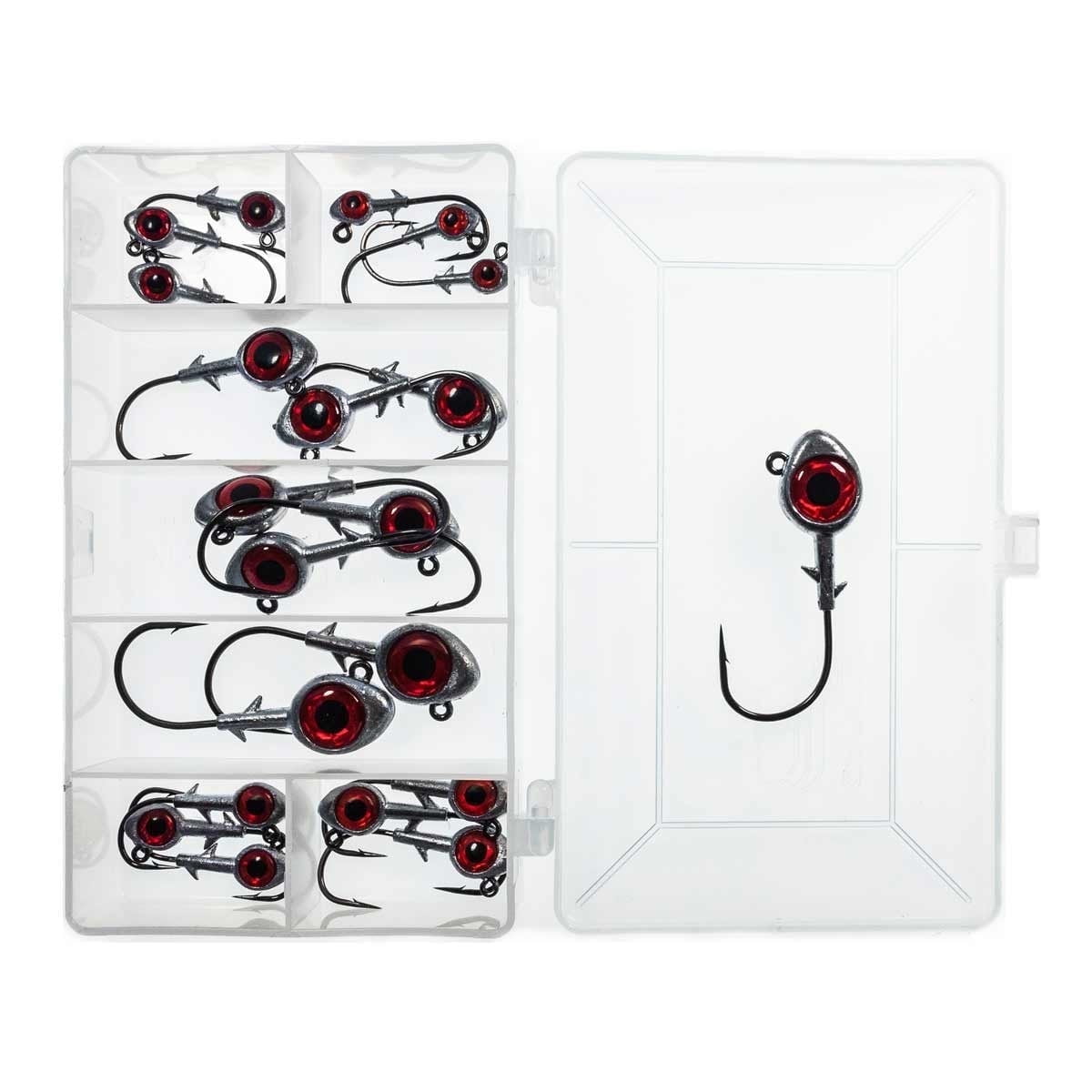 Charlie's Worms 0.5 in Lead Fishing Jigs for Bass, Seatrout, Flounder ...