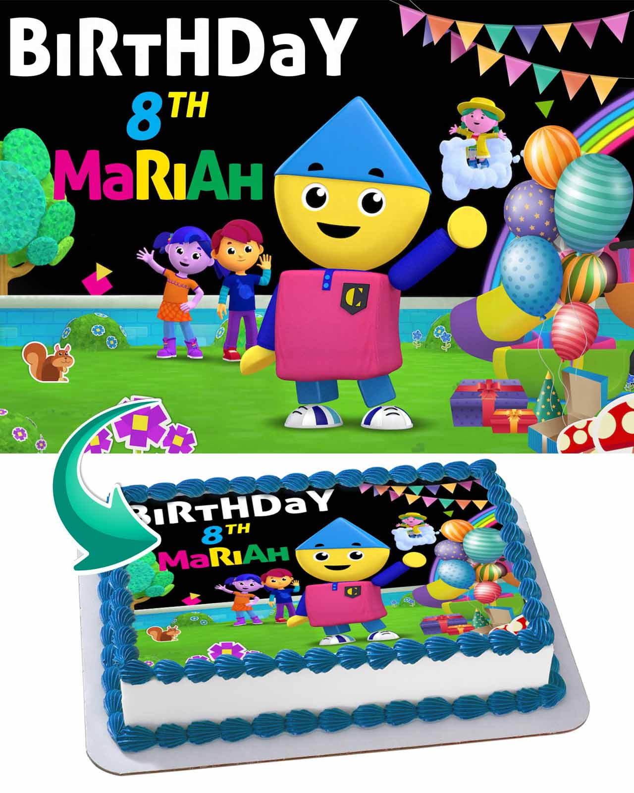 Charlies Colorforms City Edible Image Cake Topper Personalized Birthday ...