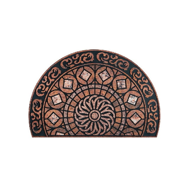 Charlodey Half Circle Rug Front Door Mat Outside Entrance Half Moon ...