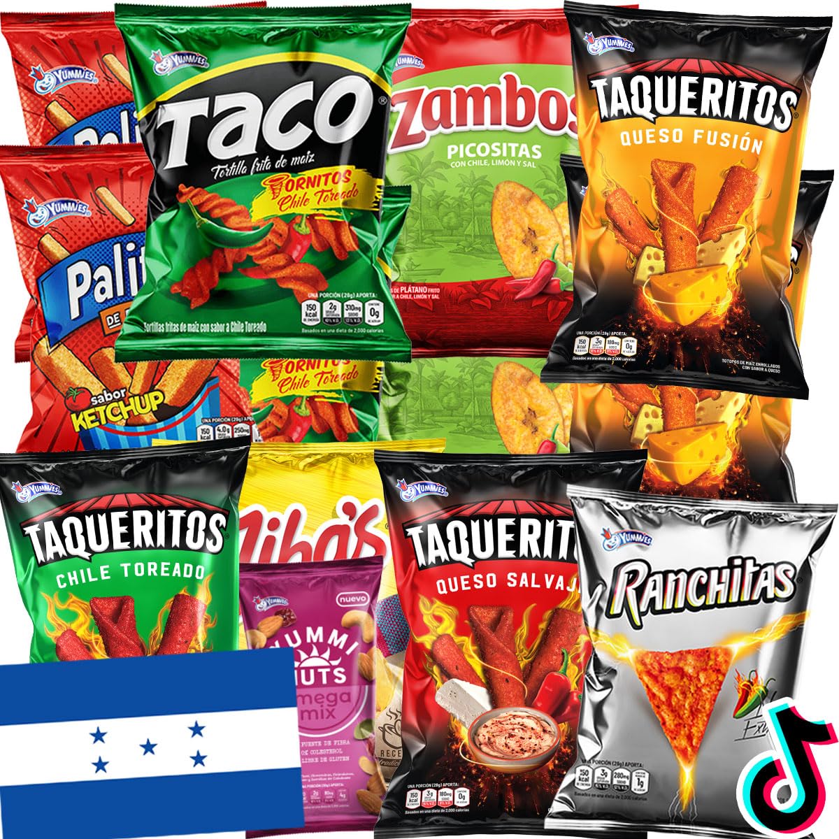 Charloo International Snack Box YYF14 + Free Surprise! - Honduras ...